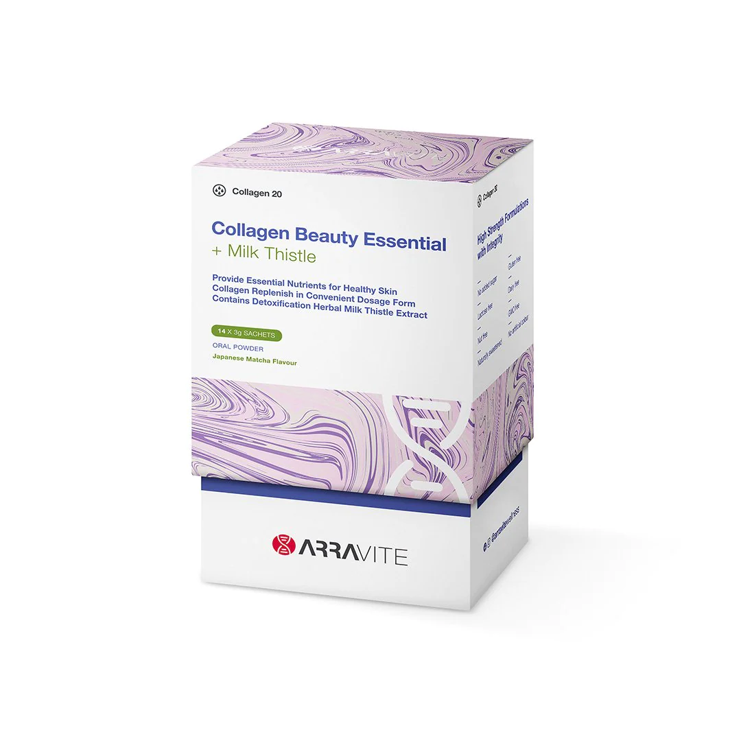 ARRAVITE Arravite Collagen Beauty Essential + Milk Thistle 14 x 3g ...